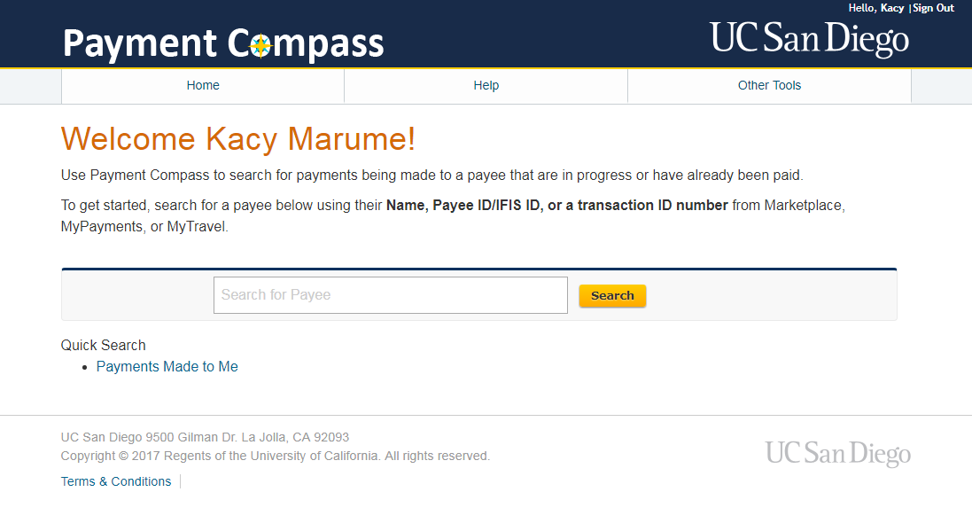 Launch of UC San Diego's Payment Compass | UCOP